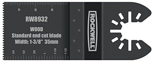 Rockwell RW8981K Sonicrafter Oscillating Multitool End Cut Blades with Universal Fit System, 6-Pack