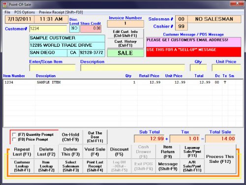 ezpos Point-of-Sale Software