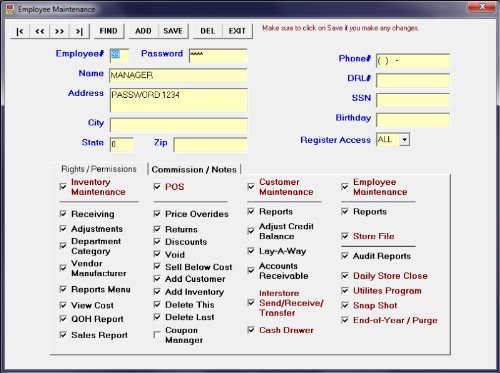 ezpos Point-of-Sale Software