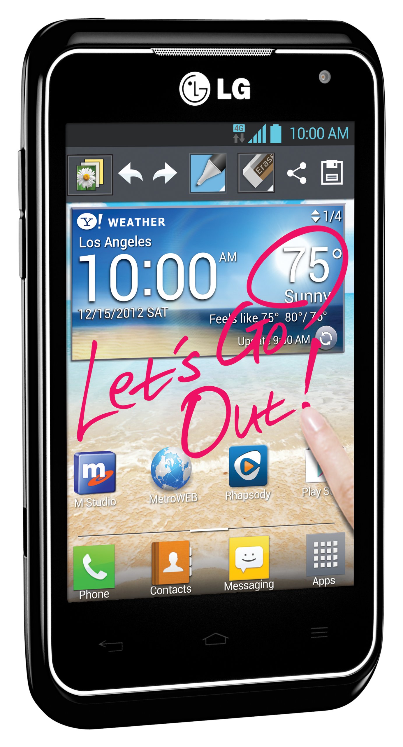 LG Motion 4G LTE Prepaid Android Phone (MetroPCS)