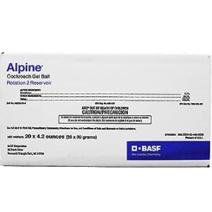 BASF - 791900 - Alpine Rotation 2 - Cockroach Gel Bait - 1 Box (4x30 Gram) Syringes, 1.05 Ounce (Pack of 4)