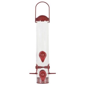 perky-pet 3264 red wild bird and finch feeder