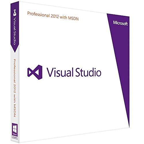 Microsoft Visual Studio Pro with MSDN Retail 2012 Programs