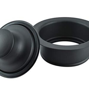 Keeney Manufacturing K5417BLK Garbage Disposal Flange and Stopper, Black