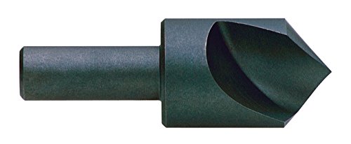 KEO 55730 Solid Carbide Single-End Countersink, TiALN Coated, Single Flute, 100 Degree Point Angle, Round Shank, 1/8" Shank Diameter, 1/8" Body Diameter