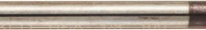 KEO 55730 Solid Carbide Single-End Countersink, TiALN Coated, Single Flute, 100 Degree Point Angle, Round Shank, 1/8" Shank Diameter, 1/8" Body Diameter