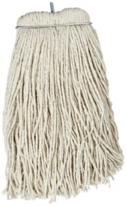 impact 12116 layflat screw type cut end cotton wet mop head, regular, 16 oz, white (case of 12)