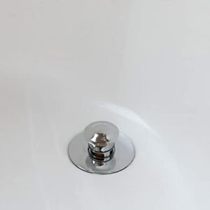 Danco 10528 EZ Drain Cover for Bathtub, Chrome 4.6 x 4.4 x 5.9 inches