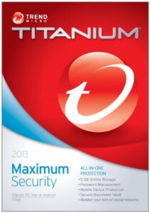 trend micro titanium maximum security 2013 1user [old version]