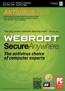 webroot secureanywhere antivirus 2013- 3 devices