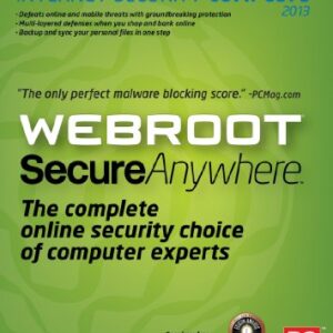 Webroot SecureAnywhere Internet Security Complete 2013 - 5 Devices