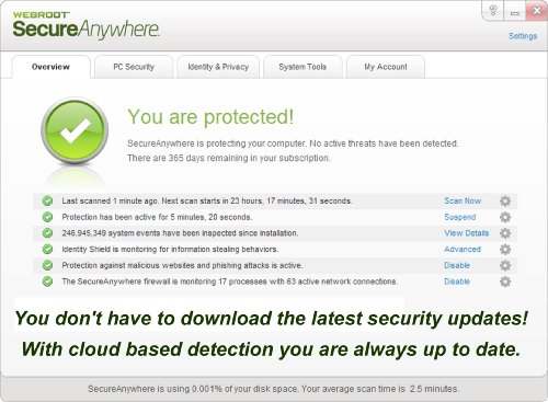 Webroot SecureAnywhere Internet Security Complete 2013 - 5 Devices