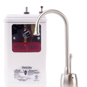 Waste King H711-U-SN Quick & Hot Water Dispenser Faucet & Tank - Satin Nickel,Medium