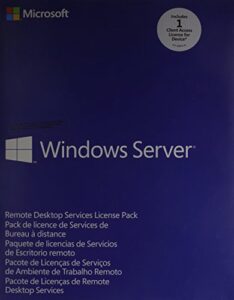 windows remote desktop services cal 2012 mlp device