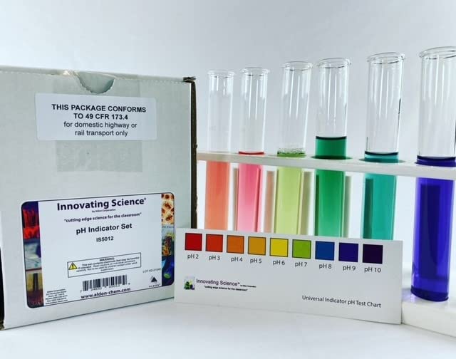 pH Indicator Set - Includes 3 Solutions & Color Charts - The Curated Chemical Collection by Innovating Science