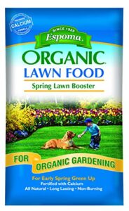 espoma eolb30 organic lawn booster fertilizer, 30-pound