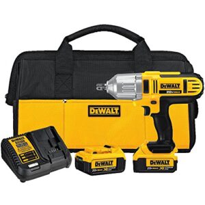 dewalt 20v max impact wrench kit, high torque, detent pin anvil, 1/2-inch (dcf889m2)