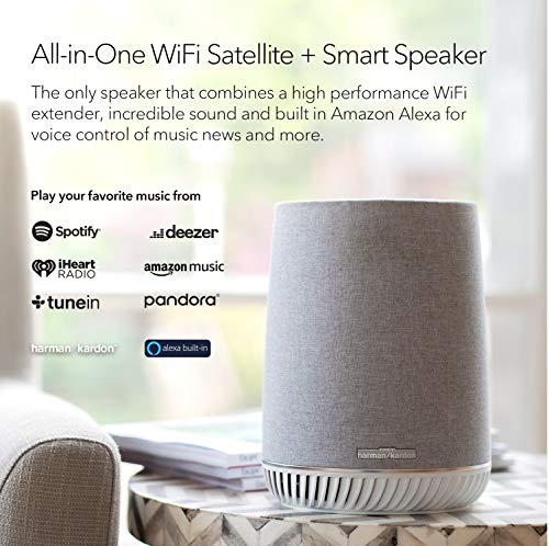 NETGEAR Orbi Voice Smart Speaker & WiFi Mesh Extender with Amazon Alexa (RBS40V) - Discontinued by Manufacturer