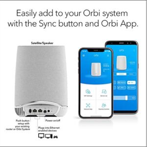 NETGEAR Orbi Voice Smart Speaker & WiFi Mesh Extender with Amazon Alexa (RBS40V) - Discontinued by Manufacturer