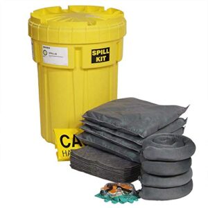 spilltech universal overpack salvage drum spill kit, 30 gallon, 47 pieces (spku-30)