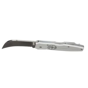 Klein Tools 44006 Pocket Knife, Electricians Knife with 2-5/8-Inch Hawkbill Blade and Aluminum Handle