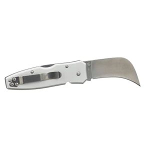 Klein Tools 44006 Pocket Knife, Electricians Knife with 2-5/8-Inch Hawkbill Blade and Aluminum Handle