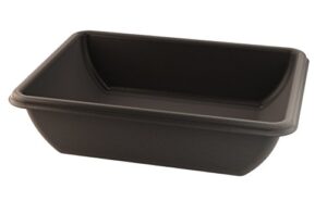 bon tool heavy duty polyethylene utility tub temperature resistant leak proof sturdy high density mixing tub (26"x 20" x 61/2")