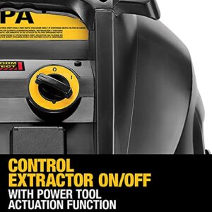 DEWALT Wet-Dry Vacuum / Dust Extractor, 10-Gallon, HEPA/RPR (DWV012)