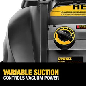 DEWALT Wet-Dry Vacuum / Dust Extractor, 10-Gallon, HEPA/RPR (DWV012)