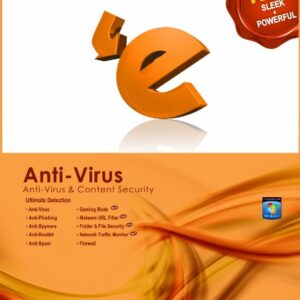 eScan Anti-virus for Home User 3 user 1 year [Download]