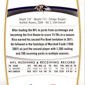 2012 Topps Platinum Football #80 Ray Rice Baltimore Ravens