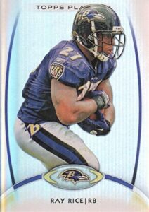 2012 topps platinum football #80 ray rice baltimore ravens