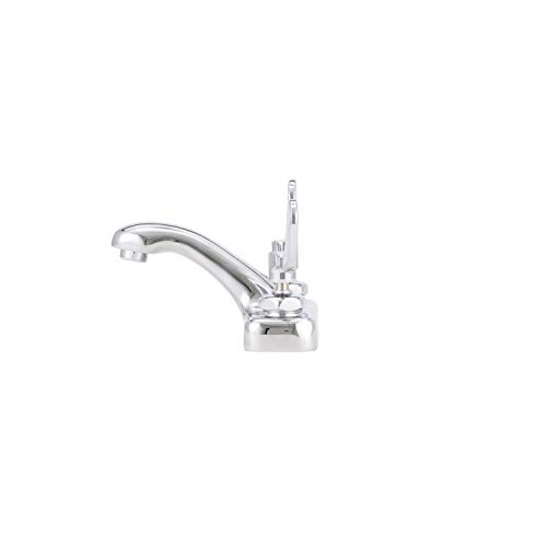 Zurn Z81104-XL AquaSpec 4" Centerset Faucet, 4" Integral Spout, 2.2 GPM Pressure-Compensating Aerator, 4" Wrist Blade Handles, Chrome