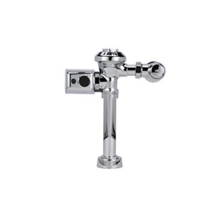 zurn zer6000pl-het-cpm aquaflush plus pl zer exposed sensor diaphragm flush valve with 1.28 gpf and metal cover in chrome