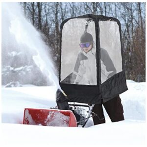 Guide Gear Snow Blower Cab Enclosure Cabin Canopy Cover for Single-Stage or 2-Stage Snow Throwers