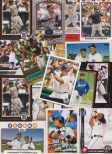 miguel cabrera / 25 different baseball cards featuring miguel cabrera! newest triple crown winner! no duplicates