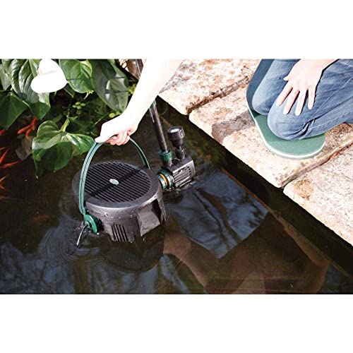 Pennington Aquagarden, Inpond 5 in 1 Pond & Water Pump, Filter, UV Clarifier, LED Spotlight and Fountain, All in One solution for a Clean, Clear, and Beautiful pond, for Ponds up to 300 Gallons