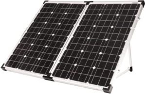 go power! gp-psk-130 130w portable folding solar kit with 10 amp solar controller