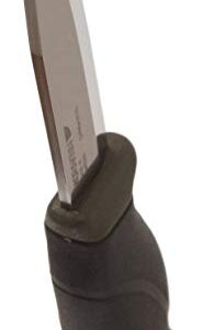 Morakniv Companion Heavy-Duty Sandvik Carbon Steel Fixed-Blade Knife with Sheath, 4.1 Inch