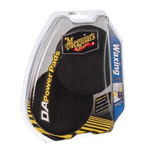 meguiar's g3509 da waxing power pads, 4" wide - 2 pads