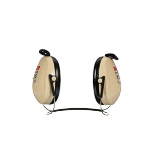 3m peltor optime 95 earmuffs h6b/v, behind-the-head, beige white