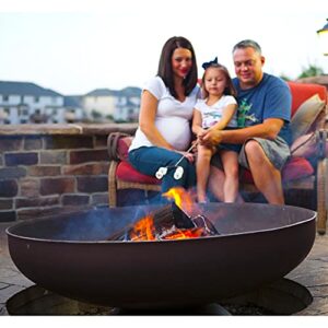 24" Patriot Fire Pit (Made in USA) - Natural Steel Finish