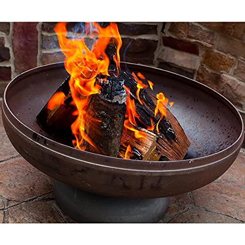 24" Patriot Fire Pit (Made in USA) - Natural Steel Finish