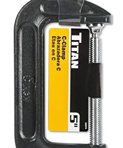 Titan 51574 5-Inch Heavy Duty C-Clamp