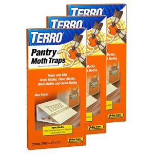 terro 2900 pantry moth trap, 2 traps (3 pack, 6 traps total)