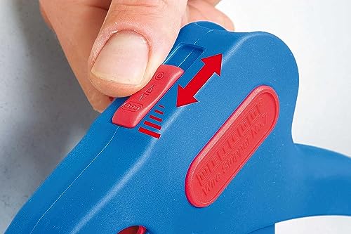 WEICON No. 7 Magic/Automatic Wire Stripper/for Cables from 20-5 AWG (0.5 mm squared - 16.0 mm squared)/ Side Cutter