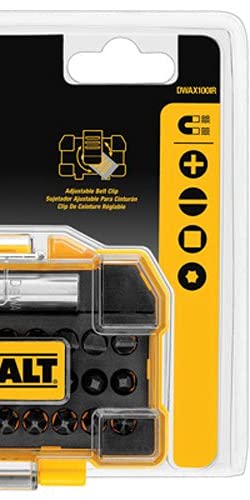 DEWALT DWAX100IR IMPACT READY Screwdriving Tough Case Set, Extra Small, 31-Piece