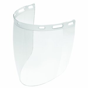 Gateway Safety 675 Venom Cylindrical Molded Contemporary Replacement Headgear Visor, Clear Lens, 9" x 15.5" x .06"