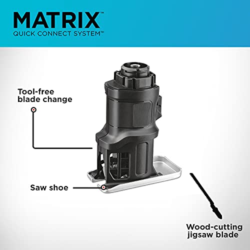 BLACK+DECKER Matrix Jig Saw Attachment For Cordless Drill (BDCMTJS)