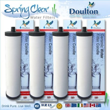 4 x Pack - Franke Triflow Compatible Filter Cartridges By Doulton M15 Ultracarb (NO Import Duty or Taxes to pay on this product)